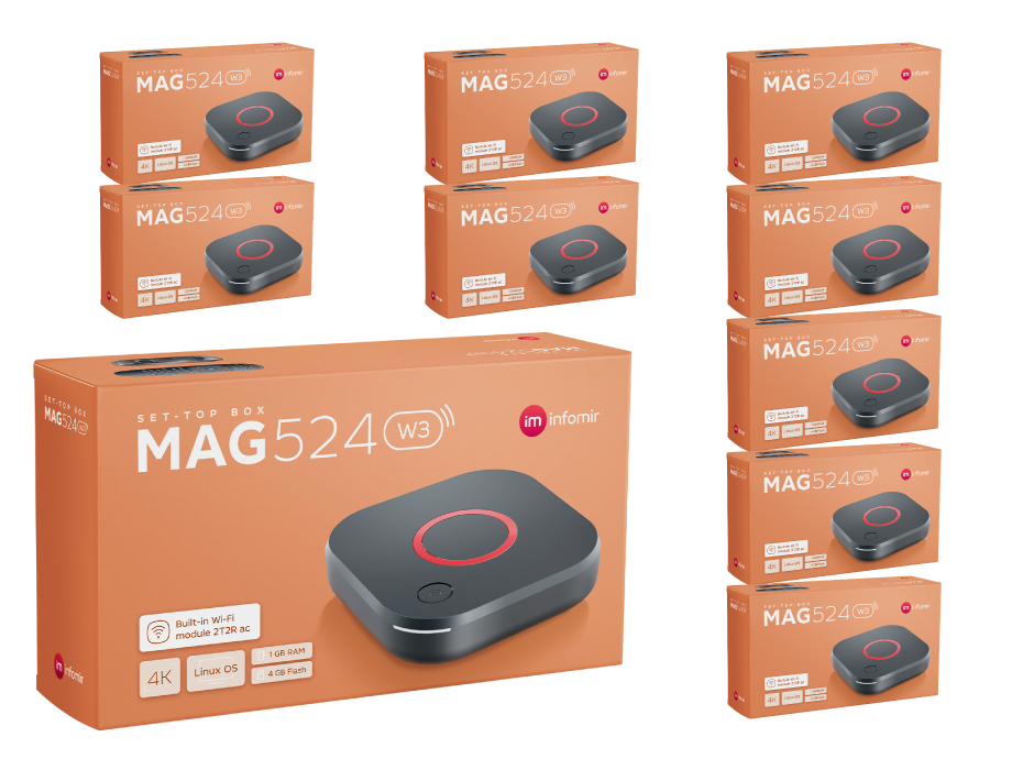 MAG524w3 pack x2 - Infomir USA/Canada Retail Shop