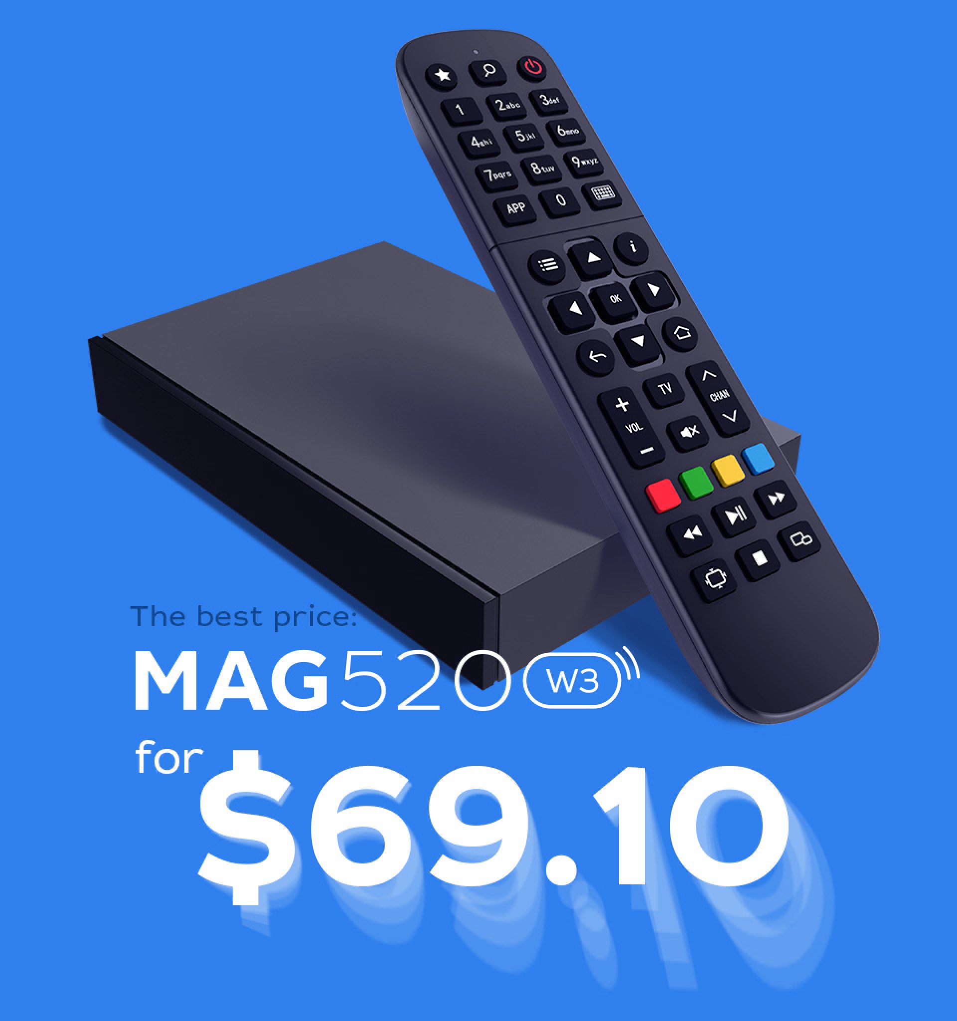 Buy IPTV set-top MAG Infomir boxes in America