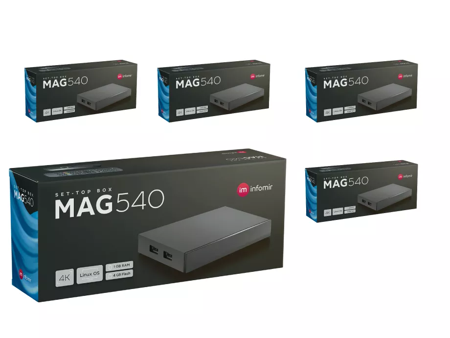 MAG540w3 pack x5 - Infomir USA/Canada Retail Shop
