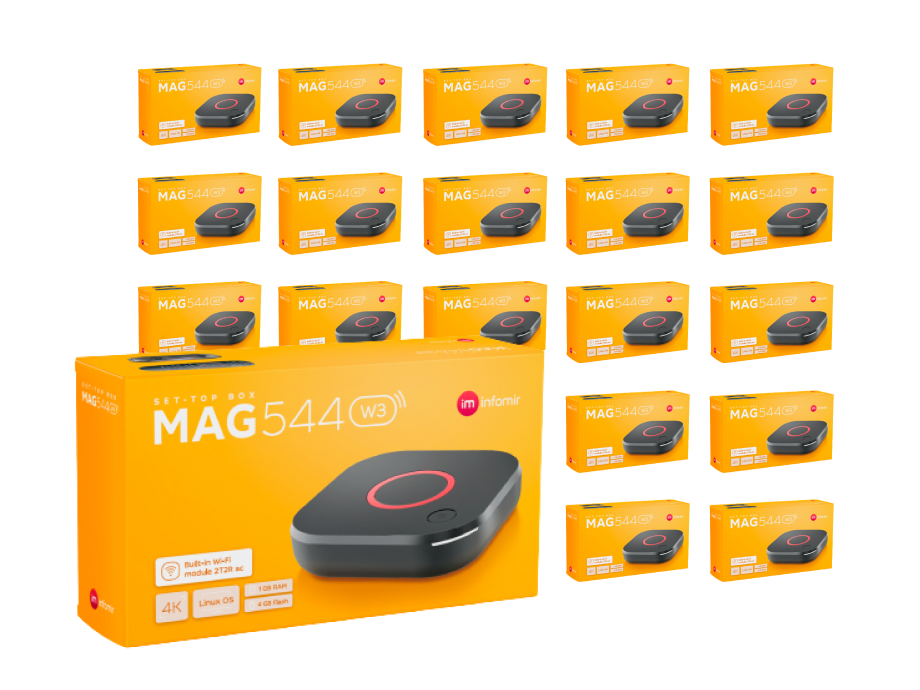 MAG544w3 pack x20 - Infomir USA/Canada Retail Shop