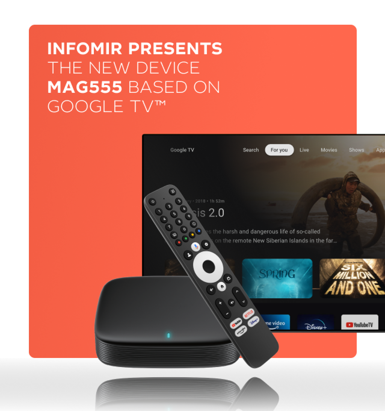 Buy IPTV set-top MAG Infomir boxes in America